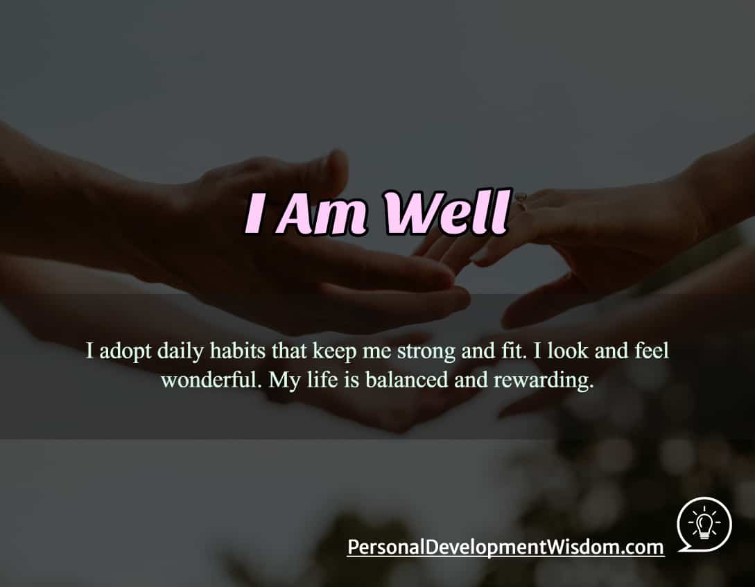 I Am Well - Personal Development Wisdom